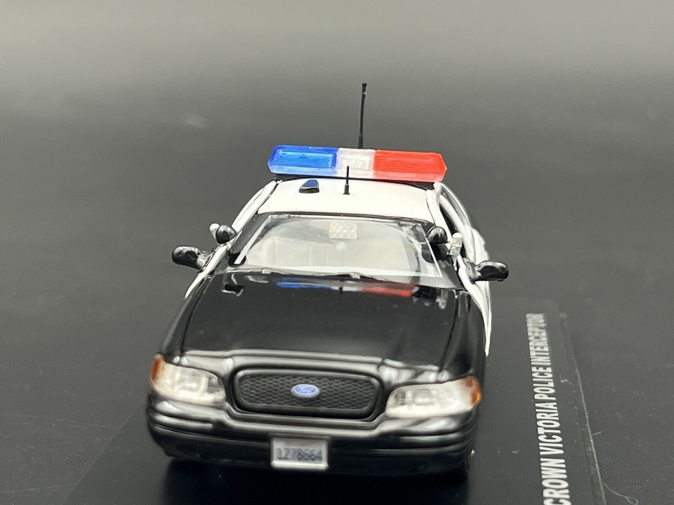 2 Pack 1/43 Blue Red Code 3 MX7000 Lightbar Greenlight Police Sheriff ...
