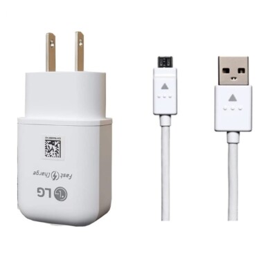 LG Quick Wall + LG Micro USB For LG Aristo 5/K31/K8x/Fortune 3/Risio 4 ...