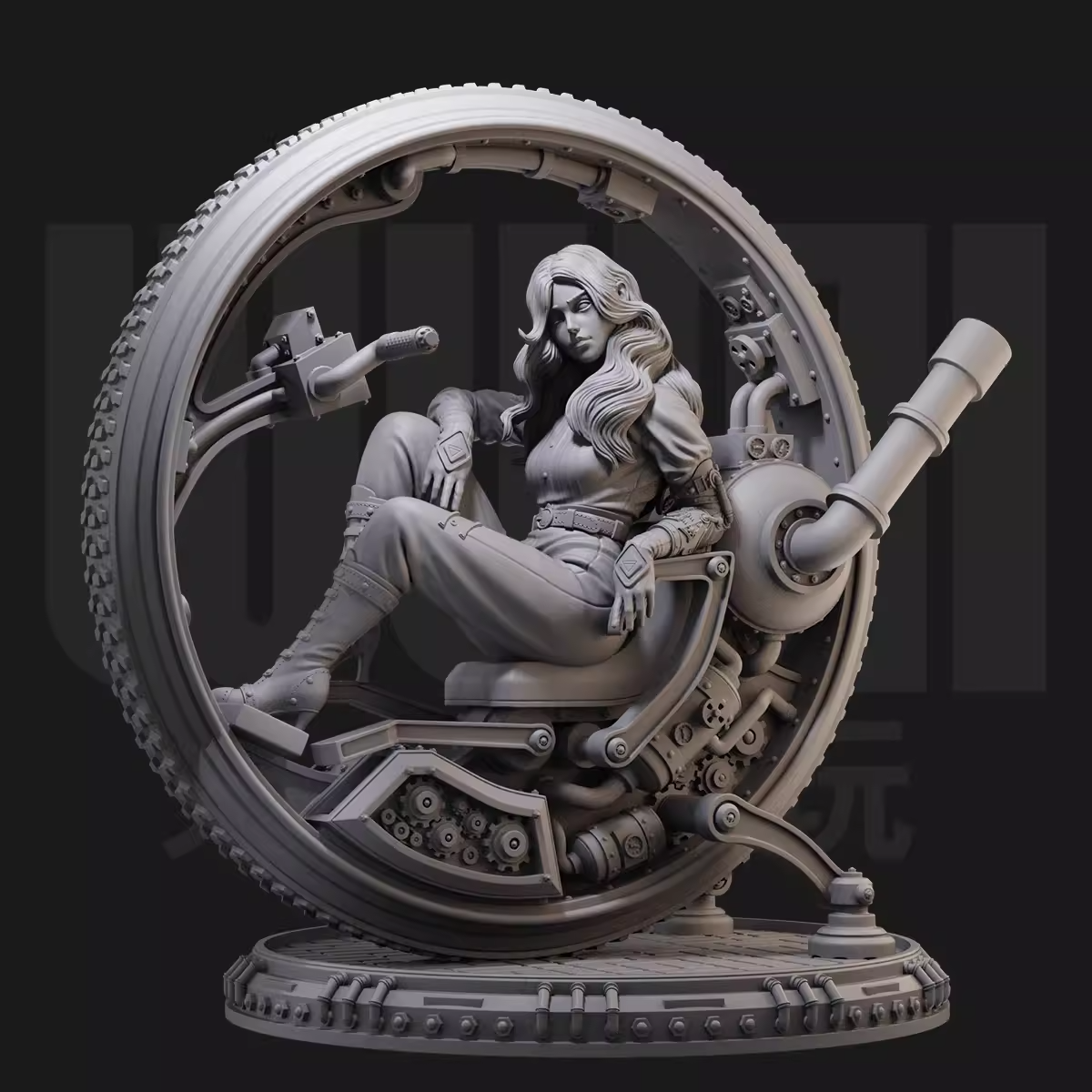 1/24 Resin Circular Tactical Vehicle Unassembled Unpainted 3475 | eBay