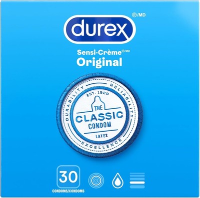 3PACK Durex Quality Condoms, Classic Original Lubricated, Mega Value ...