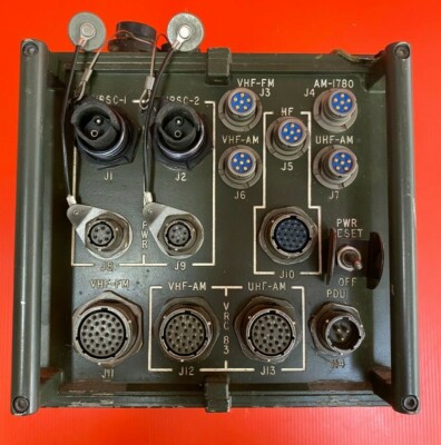 C-11169/GRC-206 SIGNAL DISTRIBUTION UNIT FOR AN/GRC-206 MILITARY RADIO ...
