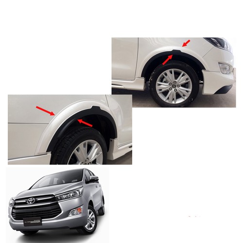 2016 17 Fender Flares Wheel Trim Set Painted 4Pc Fits Toyota Innova ...