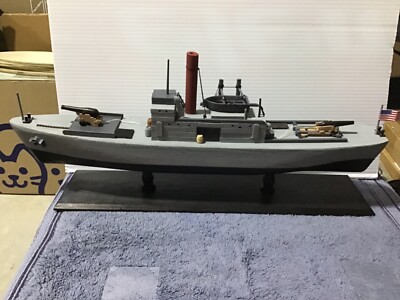 This is a Hand Made Wooden Model of the CSS/USS TEASER | eBay