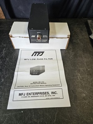 MFJ Lowpass Filter MFJ-704 w/original box and instructions | eBay