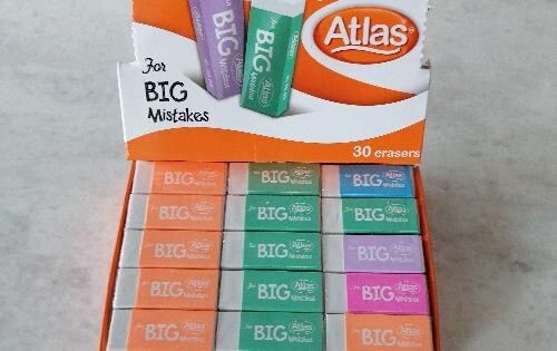 Atlas eraser (erase pencil mark)20pcs free shipping | eBay