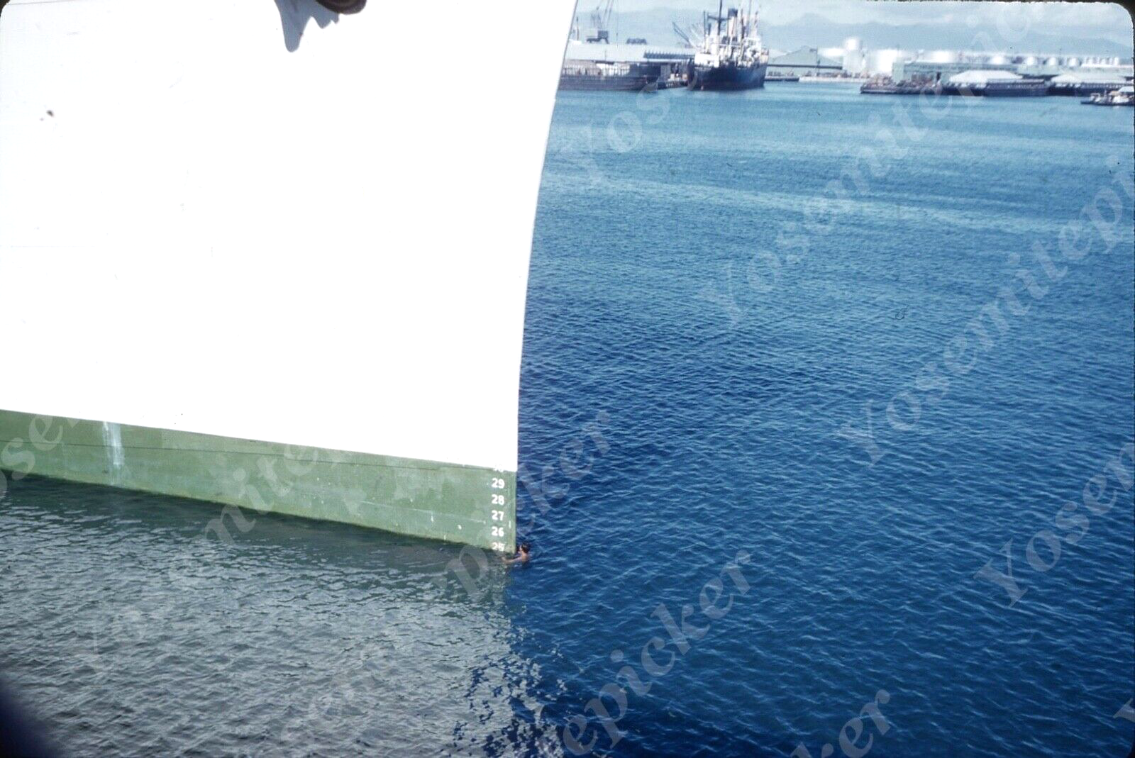 sl84 Original slide 1959 Hawaii bay ships 561a | eBay