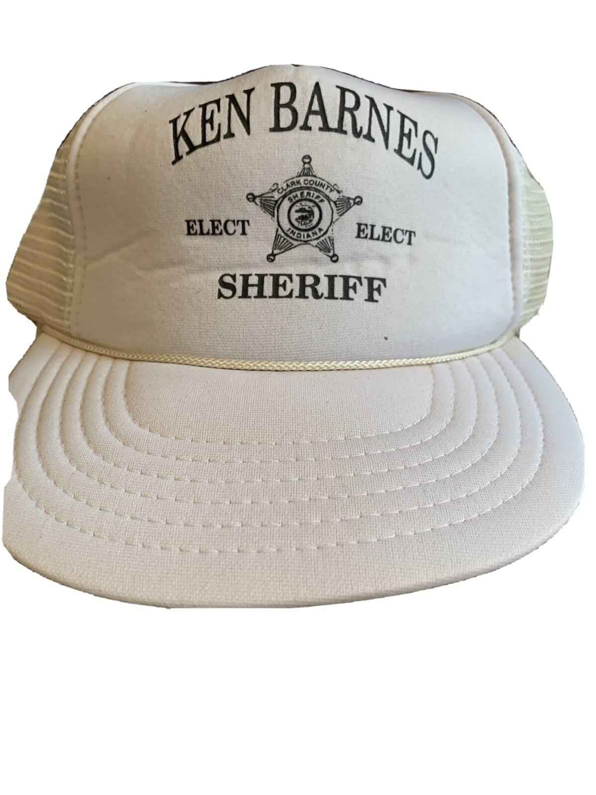 Ken Barnes For Sheriff Snapback Trucker Hat Clark Cou… - Gem