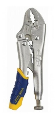 IRWIN VISE-GRIP Locking Pliers 5 Inch Curved Jaw Cushion Grip 5WR CHN ...