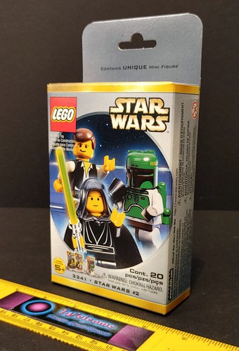 "PERFECT" BOX FOR AFA VINTAGE LEGO STAR WARS #2 3341 LUKE/HAN/BOBA ...