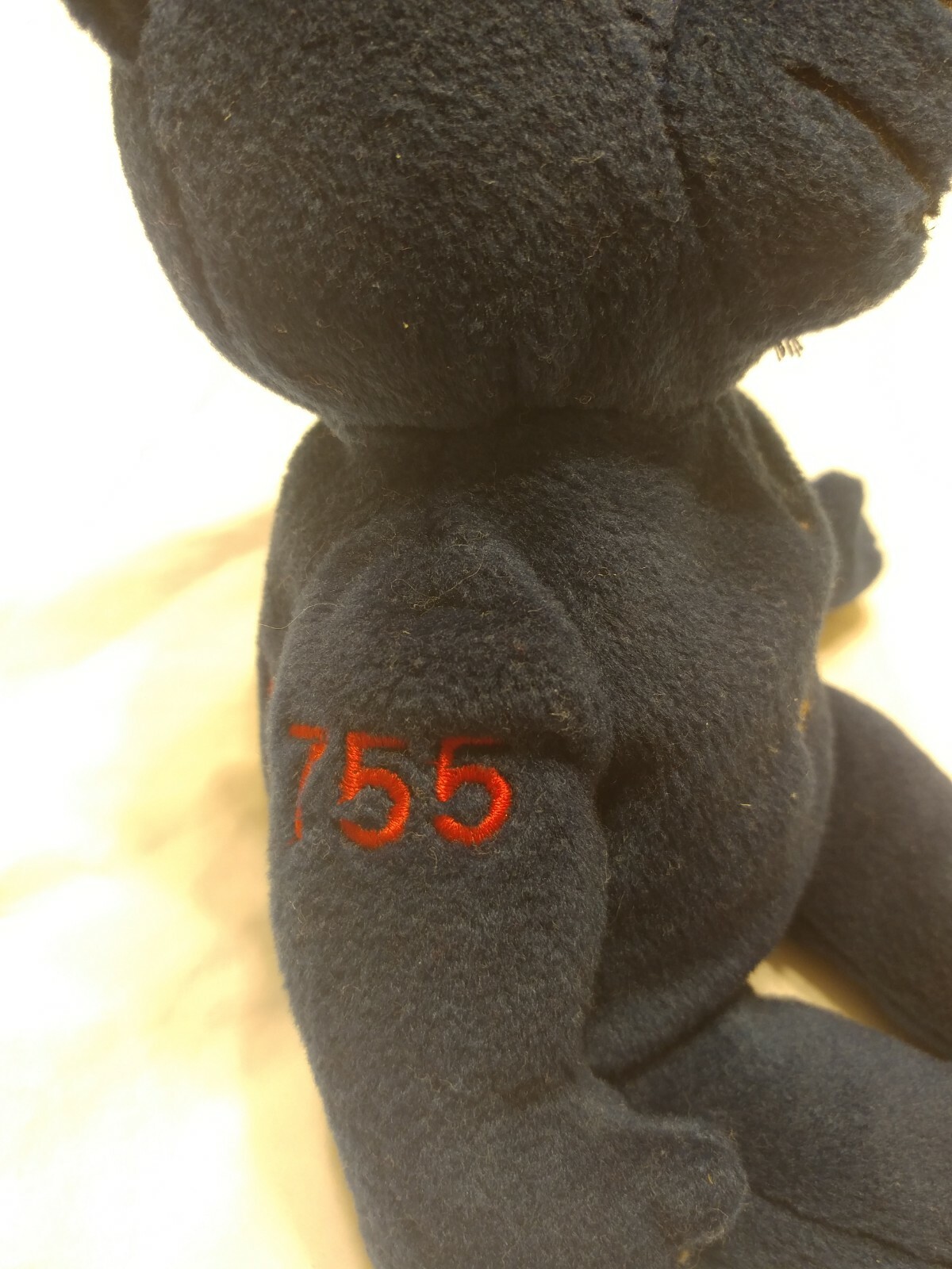 Rare Hank Aaron 755 HR Record Reggie Jackson 500 HR Club Beanie Baby ...