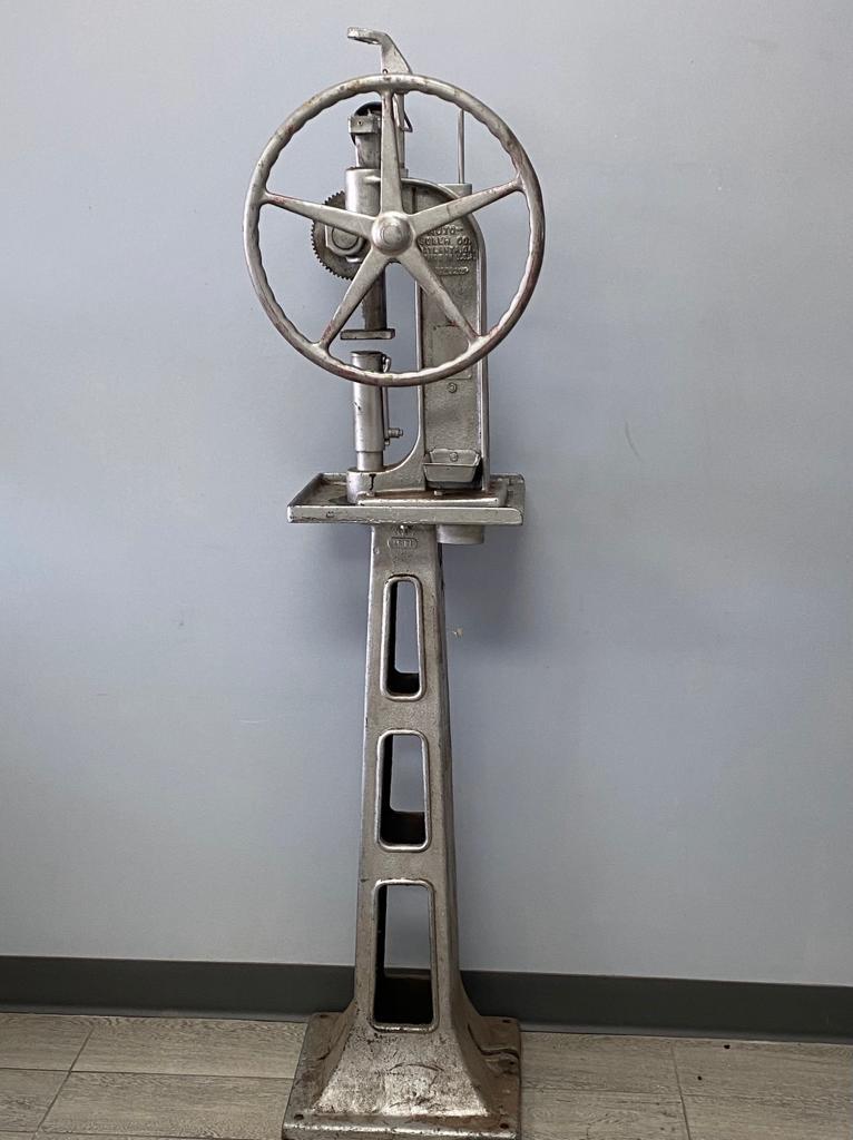 Vintage Auto-Soler Heel Wheel Shoe Repair Nailer Press Machine Hand ...