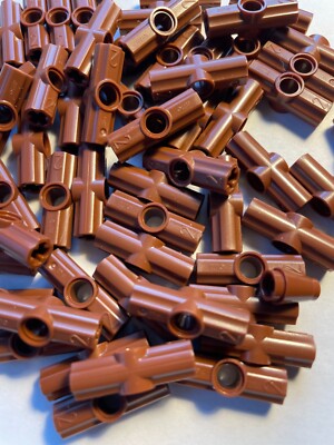 LEGO- NEW-#32034-REDDISH BROWN-TECHNIC AXLE & PIN CONNECTOE #2 --10 ...