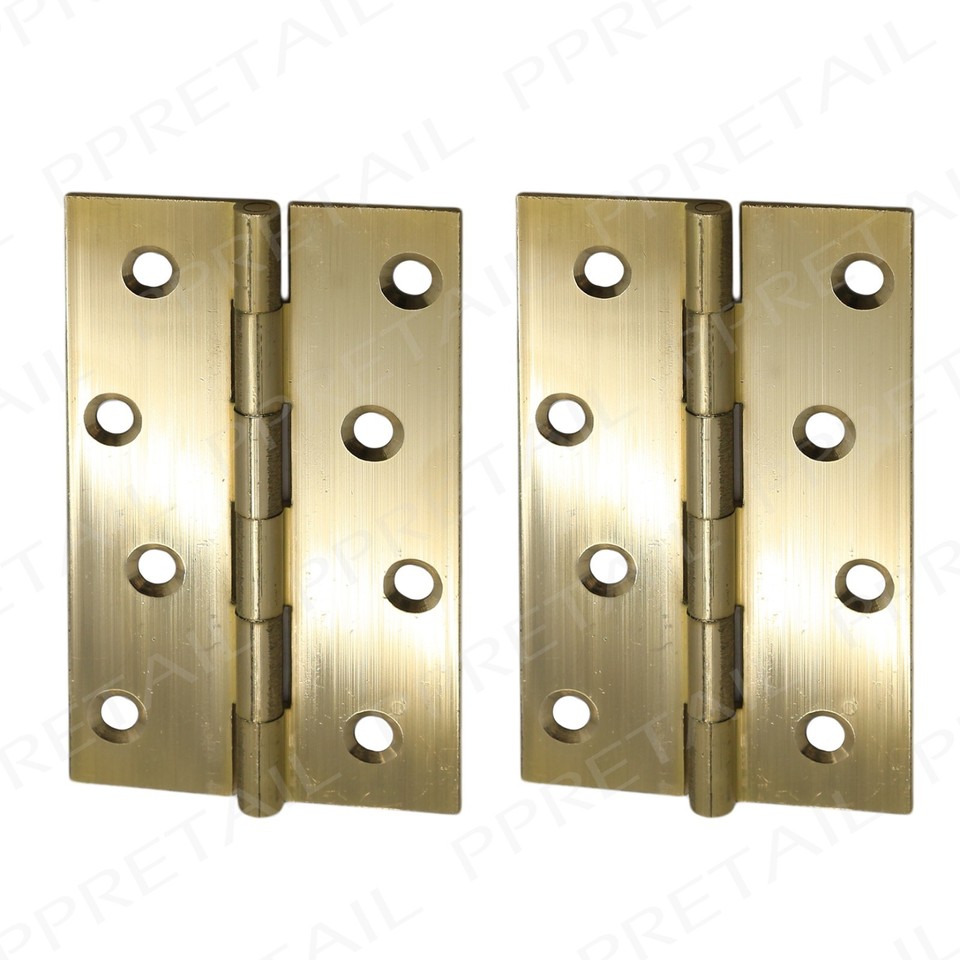 20 x SOLID BRASS 75mm/3" HIGH QUALITY BUTT HINGE DSW Furniture Door ...