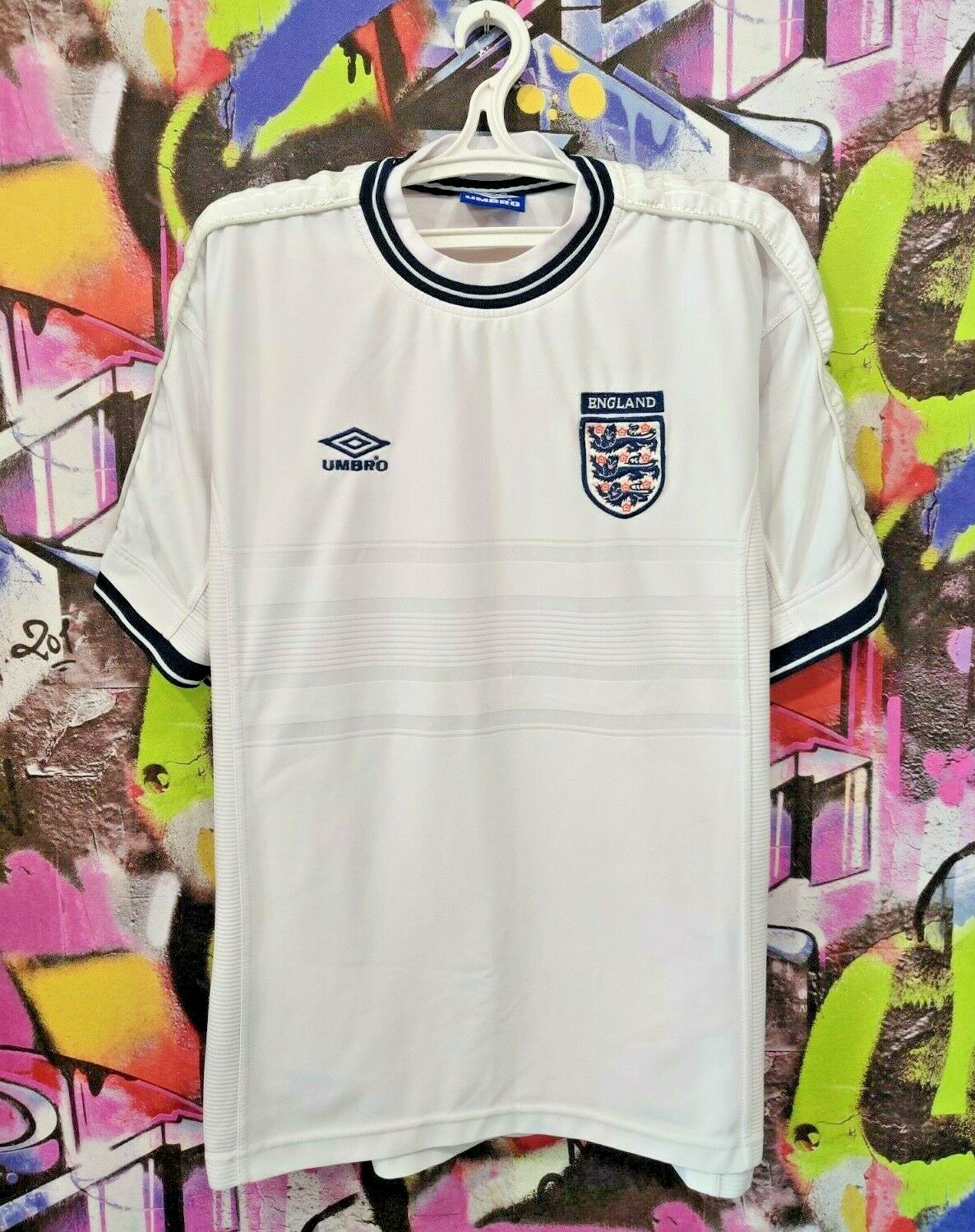 England 1999 2000 Home Shirt Football Soccer Jersey World Cup Umbro ...