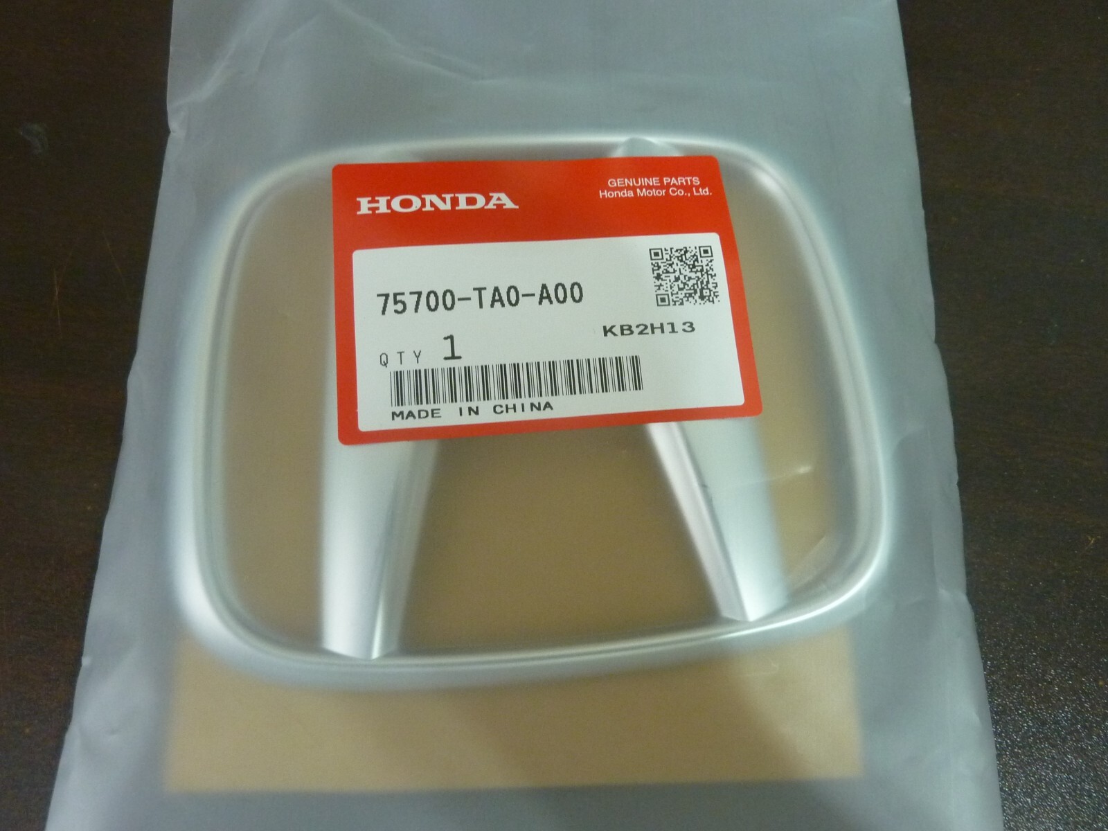 2008-2015 Honda Accord Front Emblem 75700-TA0-A00 Grille Logo * > | eBay