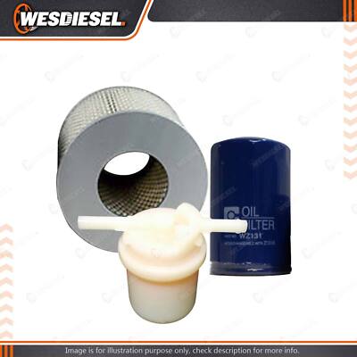 Wesfil Oil Air Fuel Filter Service Kit for Toyota Coaster Bus RB13 20 2 ...