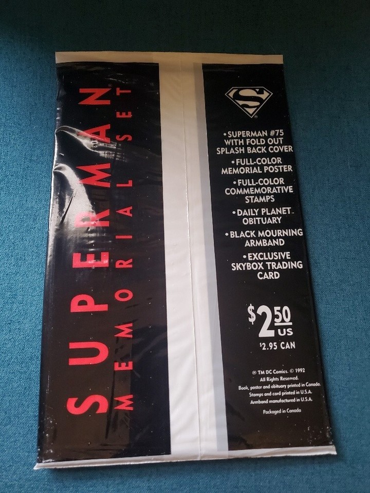 1992 DC Comics Superman Memorial Comic Set #75 - SEALED | eBay
