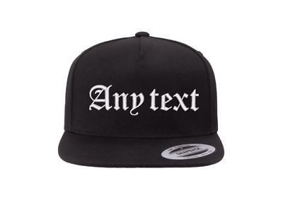 PERSONALISED NWA COMPTON FONT STYLE EMBROIDERED SNAPBACK HAT CAP | eBay UK