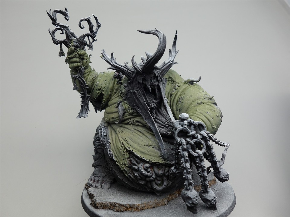 Warhammer 40k, Fantasy, & AoS Chaos Daemons Nurgle - Rotigus (painted ...