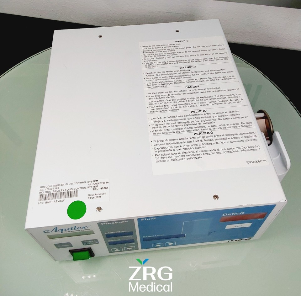 Hologic Aquilex Fluid Control System Ref AQL-100P | eBay