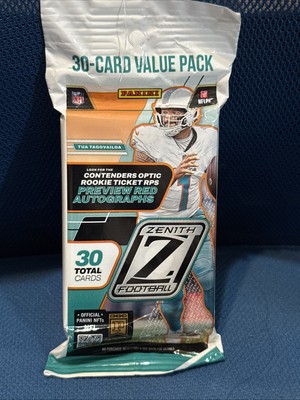2024 Panini Zenith NFL Football Pack ~ Sealed Pack ~ 30 Cards! UNOPENED ...
