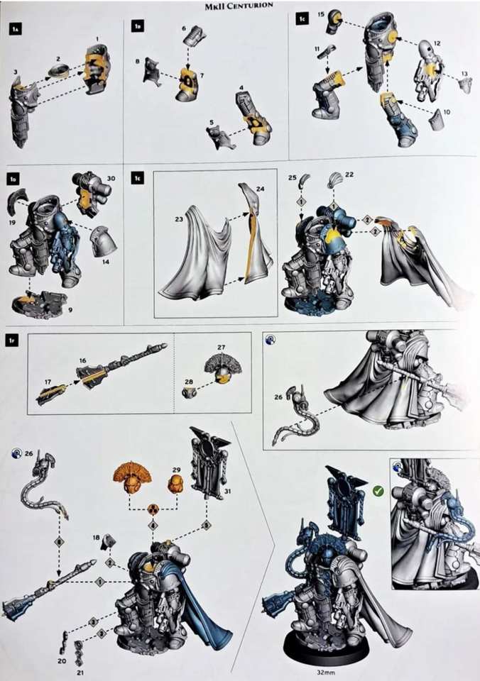 CENTURION in MkII power armour — saturnine horus heresy mark 2 praetor ...