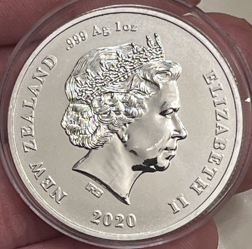 2020 New Zealand 1 OZ Silver Coin, Chatham Crested Penguin $1 Silver ...