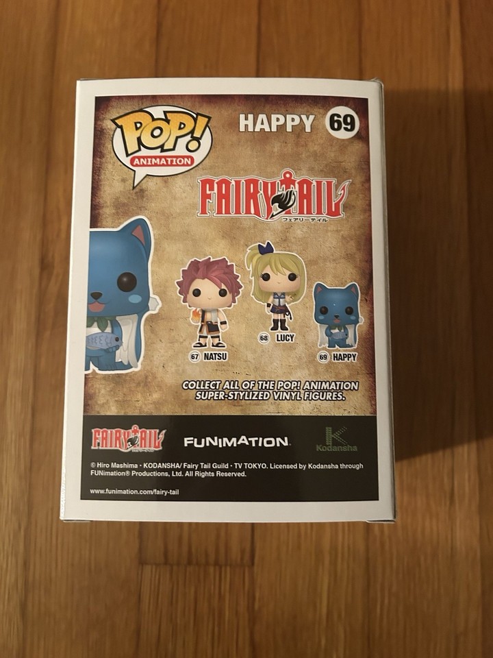 Funko Pop! Animation: Fairy Tail Vinyl Figure #69 Happy | eBay