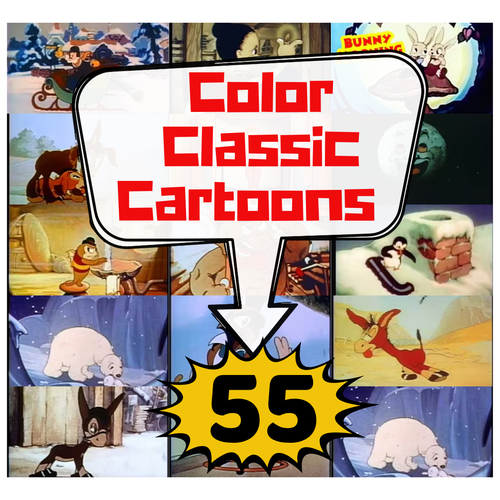 Color Classic Cartoons – 55 Short Films from Fleischer Studios (1934 ...