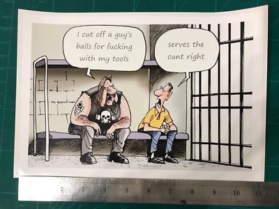 FUNNY TOOLBOX / TOOL CHEST STICKER LARGE 280mm WIDE CARTOON | eBay