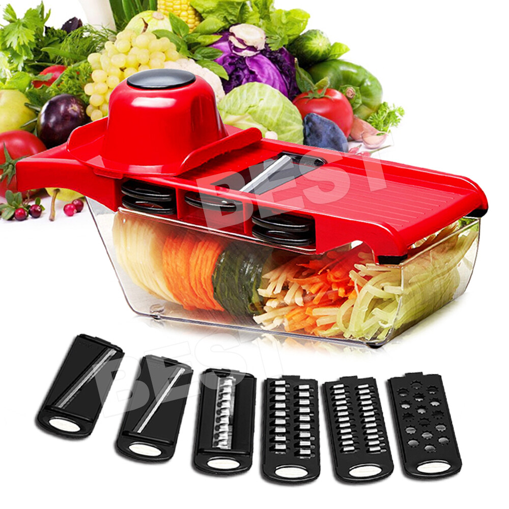 Professional Mandolin Slicer Julienne Cutter Chopper Fruit Vegetable ...