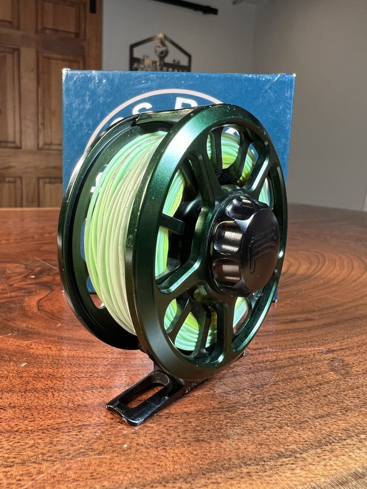 Ross Evolution LT 2 (4-6WT) Green Fly Reel with used fly line - USED | eBay