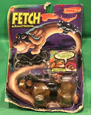 Mini Action Stretch Fetch Armstrong Dog Vintage 1994 CAP Ninja 1261 New ...