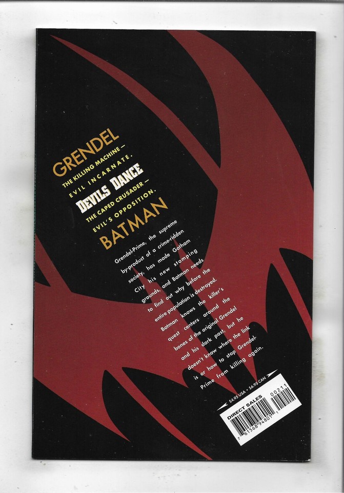 Grendel Batman Devil's Dance Near Mint Matt Wagner | eBay