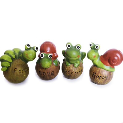 Ceramic Outdoor Garden Statues Decoration Small Animals Lawn Ornament ...