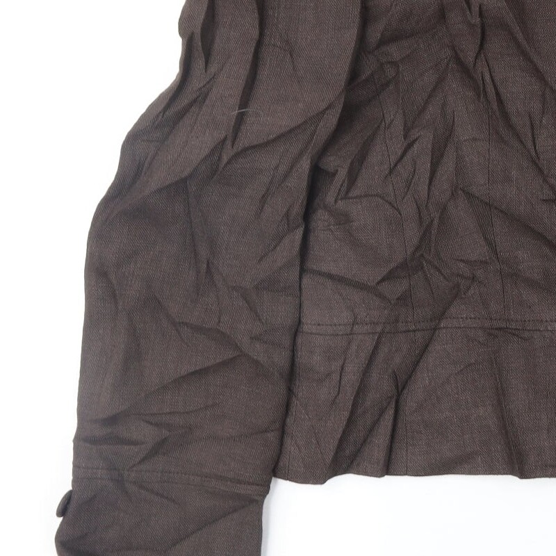 Principles Womens Brown Linen Blend Suit Jacket Size 12 | eBay UK