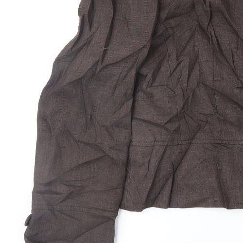 Principles Womens Brown Linen Blend Suit Jacket Size 12 | eBay UK