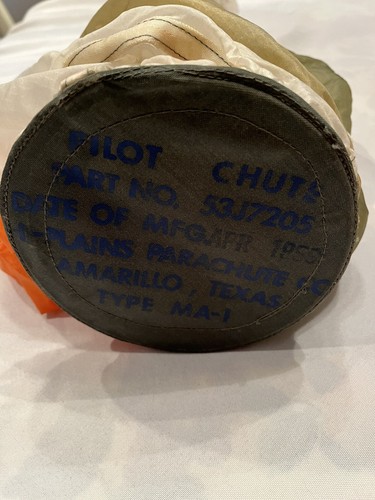 Pilot Chute Tricolor Type Ma1 Spring Loaded Used | eBay