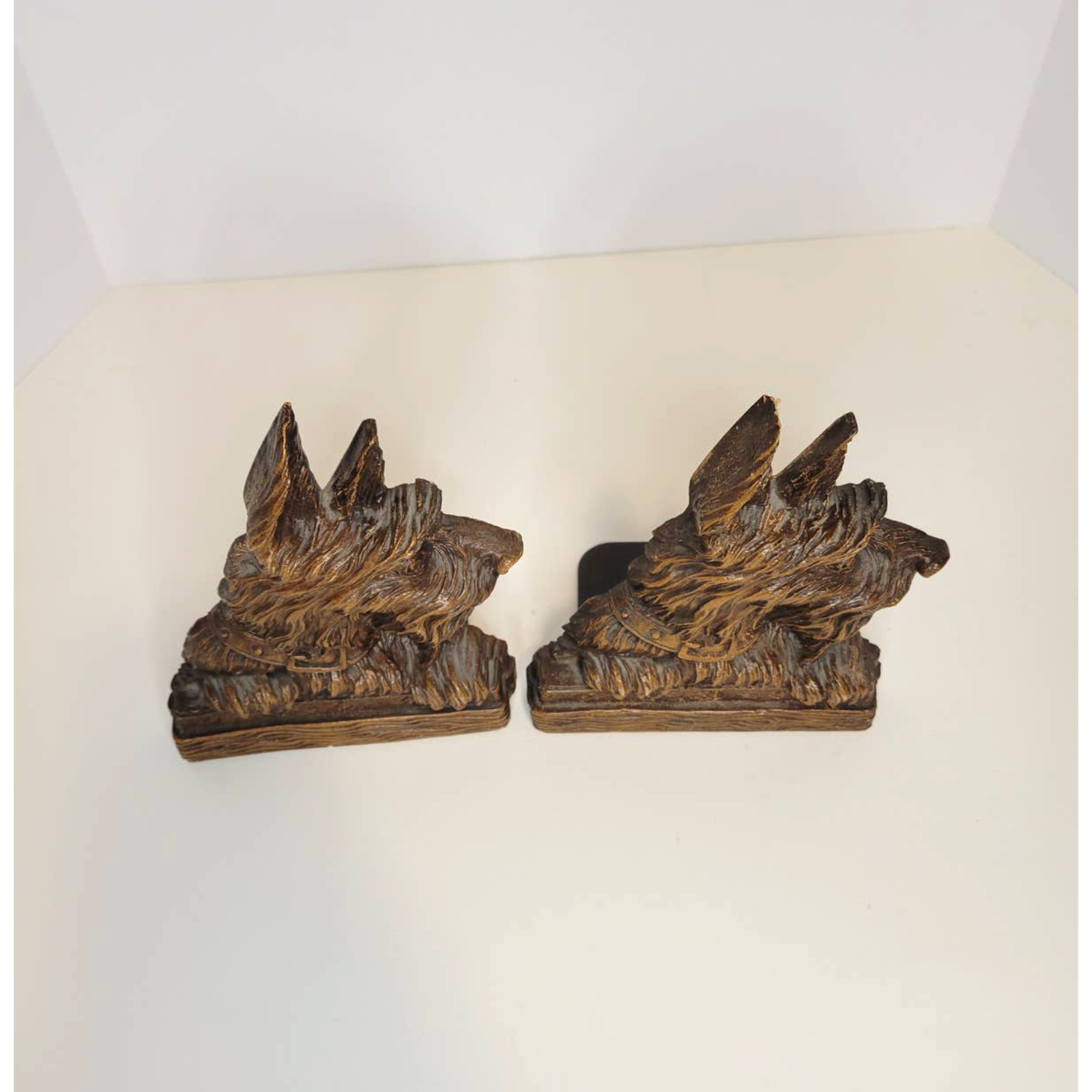 Scottish Dog Composite Bookends | eBay