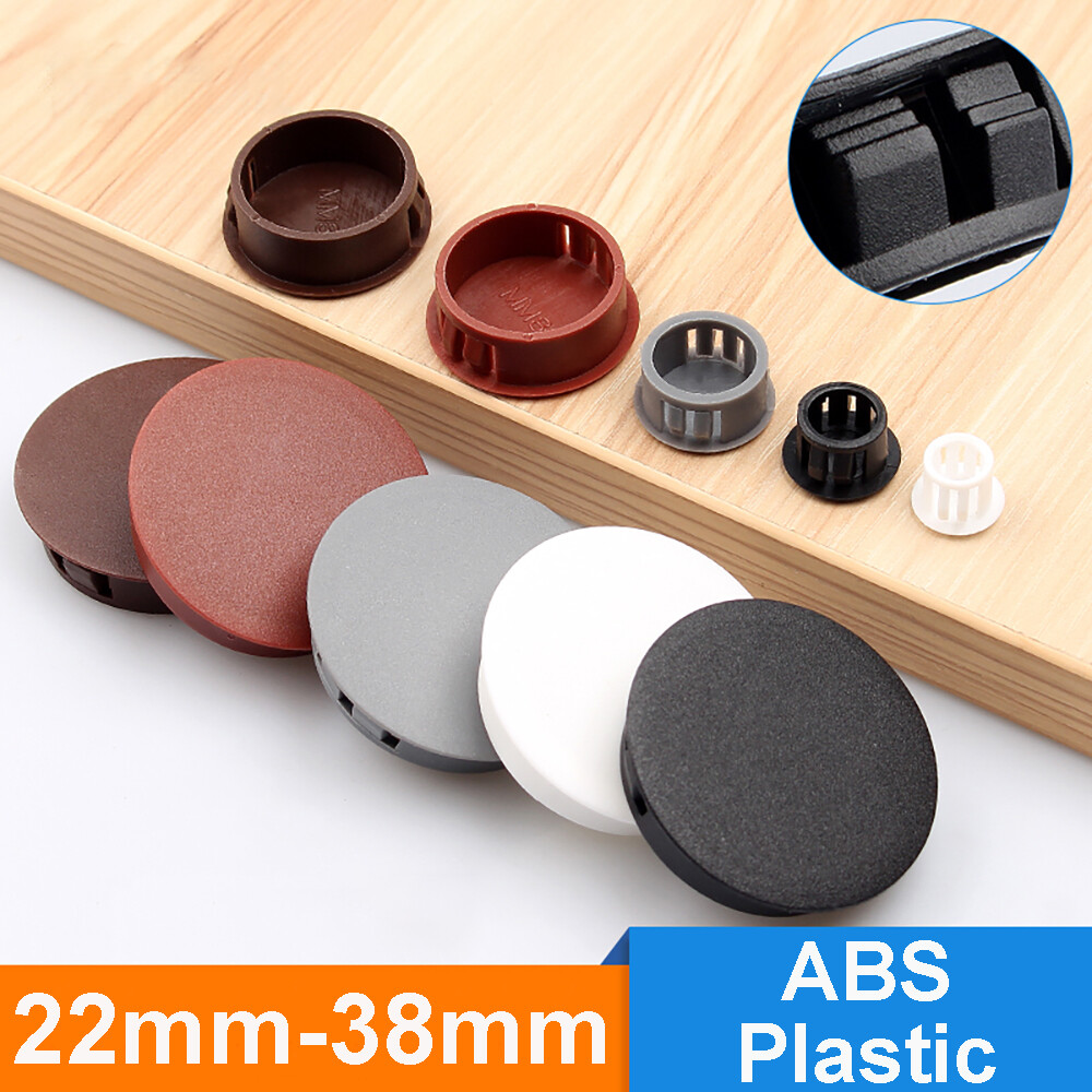 Round Plastic Blanking End Cap Caps Tube Pipe Inserts Plug Bung 22mm ...