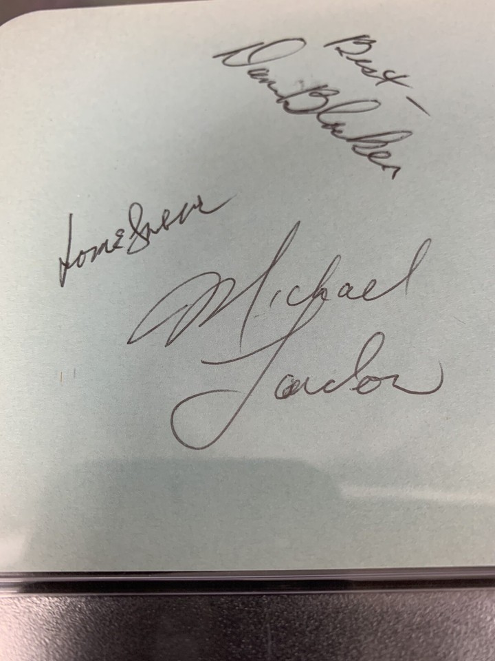 The Finest, Bonanza Autograph Michael Landon, Dan Blocker, Greene PSA ...