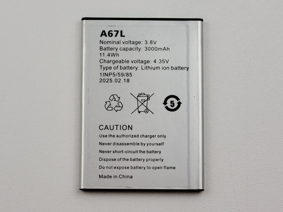 OEM Genuine Li-ion 3000mAh Removable Battery for FOXX / FOXXD A67L | eBay