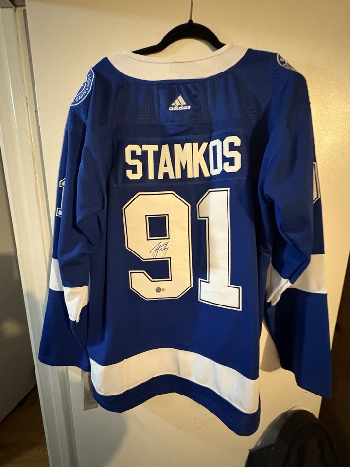 Steven Stamkos Autographed Tampa Bay Jersey W/ Stanley Cup Patch | eBay