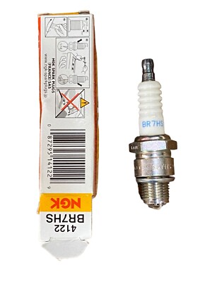 BOUGIE D ALLUMAGE NGK BR7HS 4122 PEUGEOT MBK YAMAHA APRILIA MALAGUTI ...