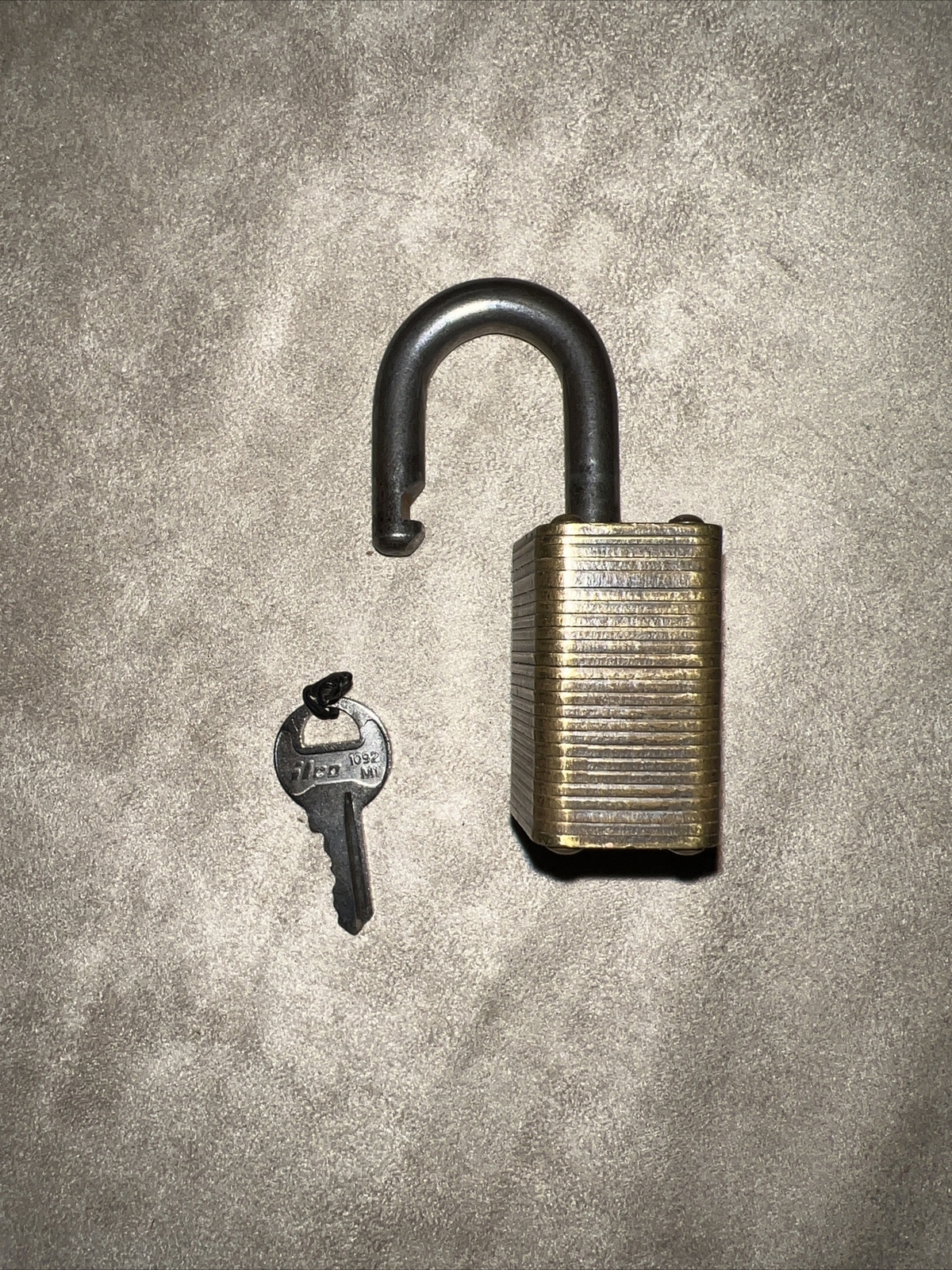 Vintage Master Lock No 6 Brass Lock With Key- REAL BRASS MADE in ...