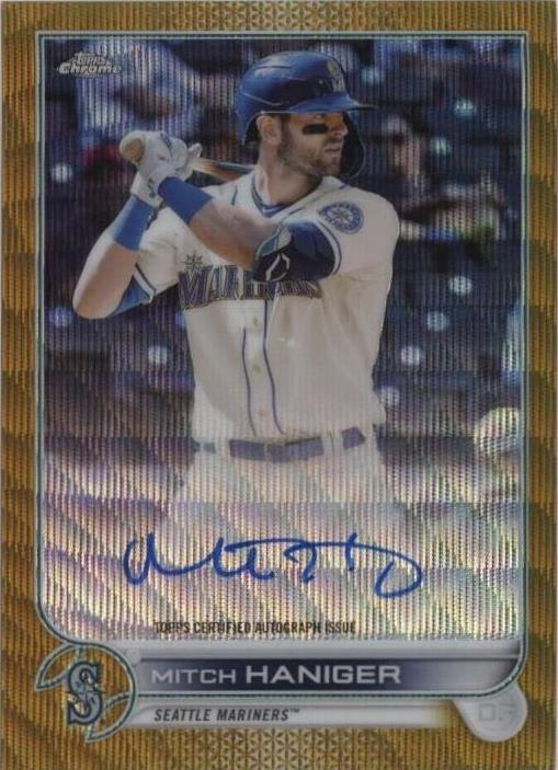 2022 Topps Chrome - Chrome Veteran Autographs Mitch Haniger #CVA-MH ...