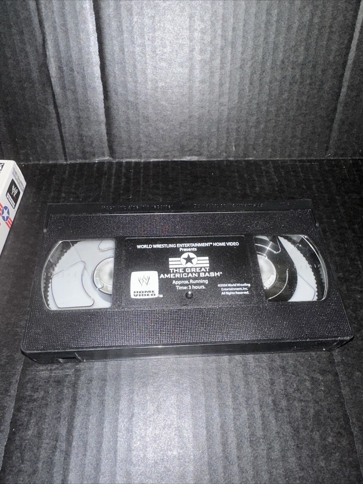 WWF VHS PPV EVENT The Great American Bash 2004 OOP RARE WWE Wrestling ...