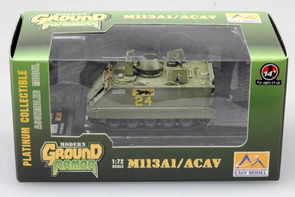 M113 armored personnel carrier 8th Infantry tank 1/72 non diecast Easy ...