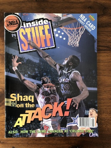 NBA Inside Stuff Magazine Vol. 1 Issue 3 (Shaquille O’Neal Michael ...