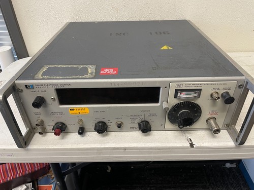 "HP Hewlett Packard 5245M Electronic Counter + 5255A Frequency ...